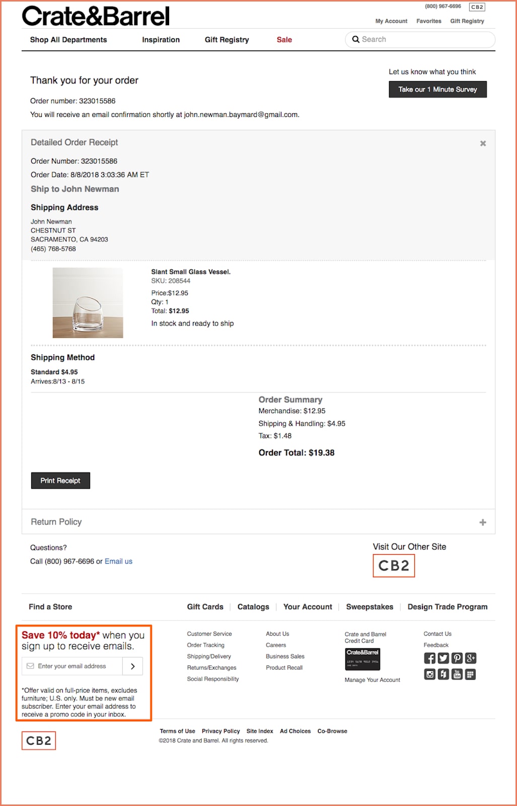 Order Confirmation Page: 25 Best Practices (+ Great examples)